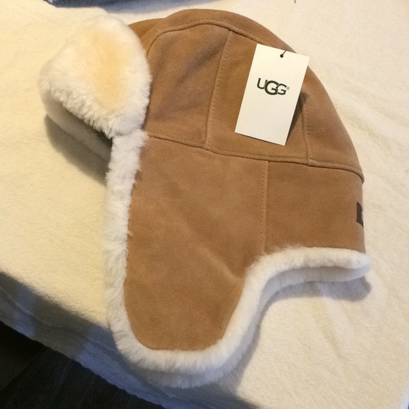 UGG | Accessories | New Ugg Womens Sheepskin Trapper Hat Nwt | Poshmark